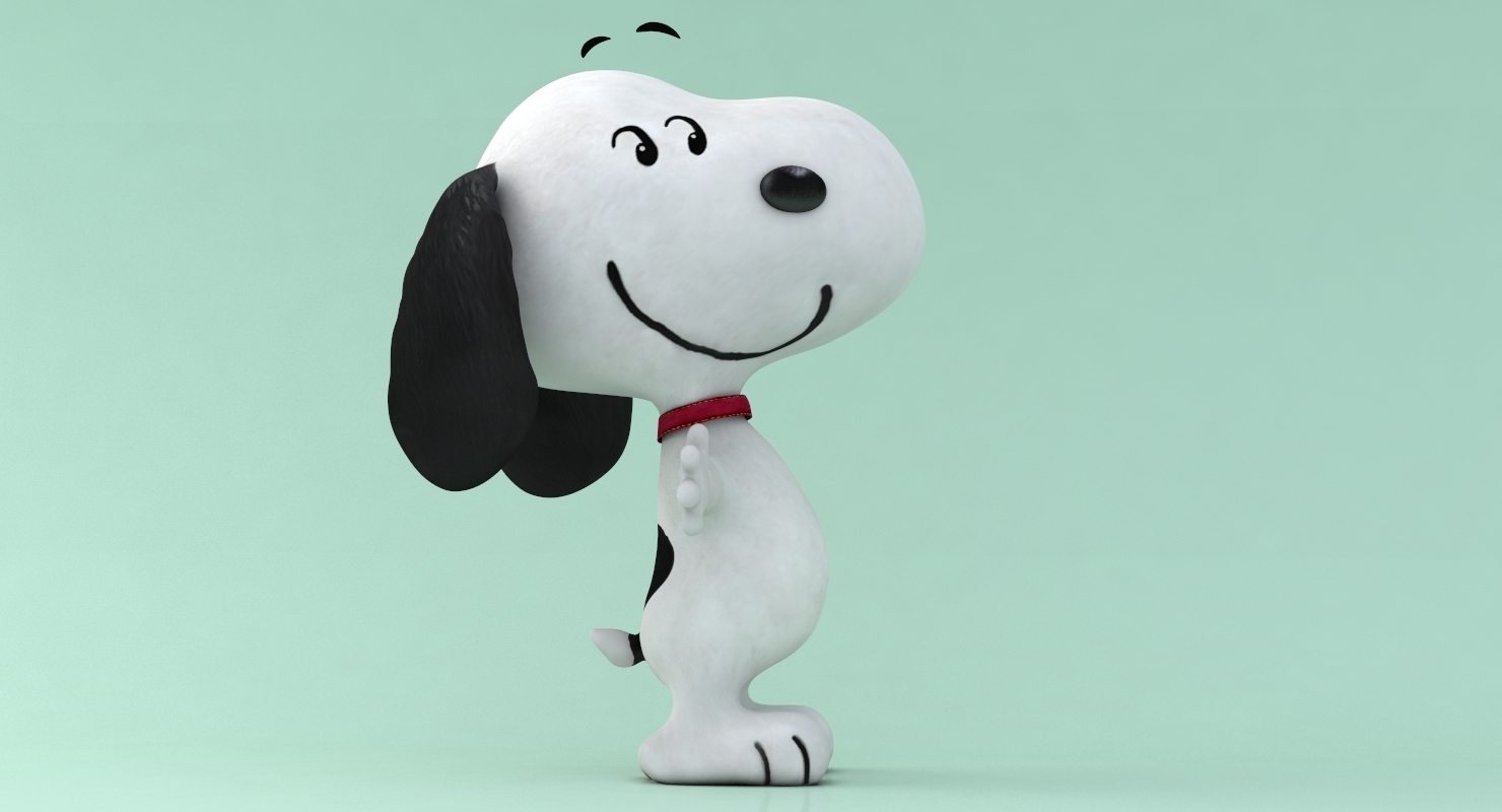 3d peanuts snoopy