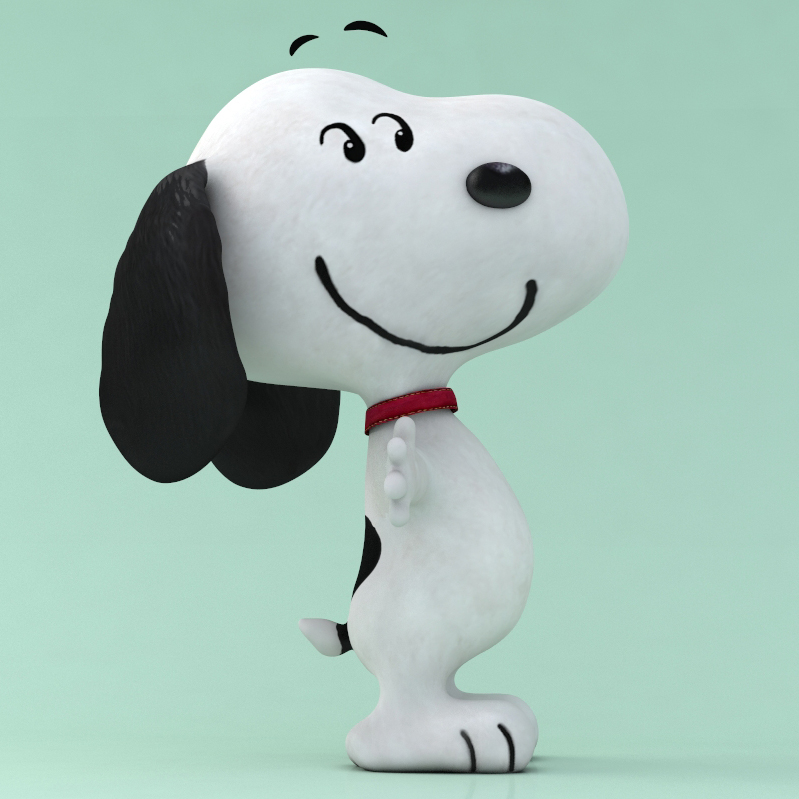 3d peanuts snoopy