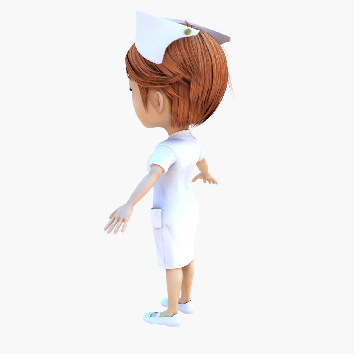3d woman human girl model