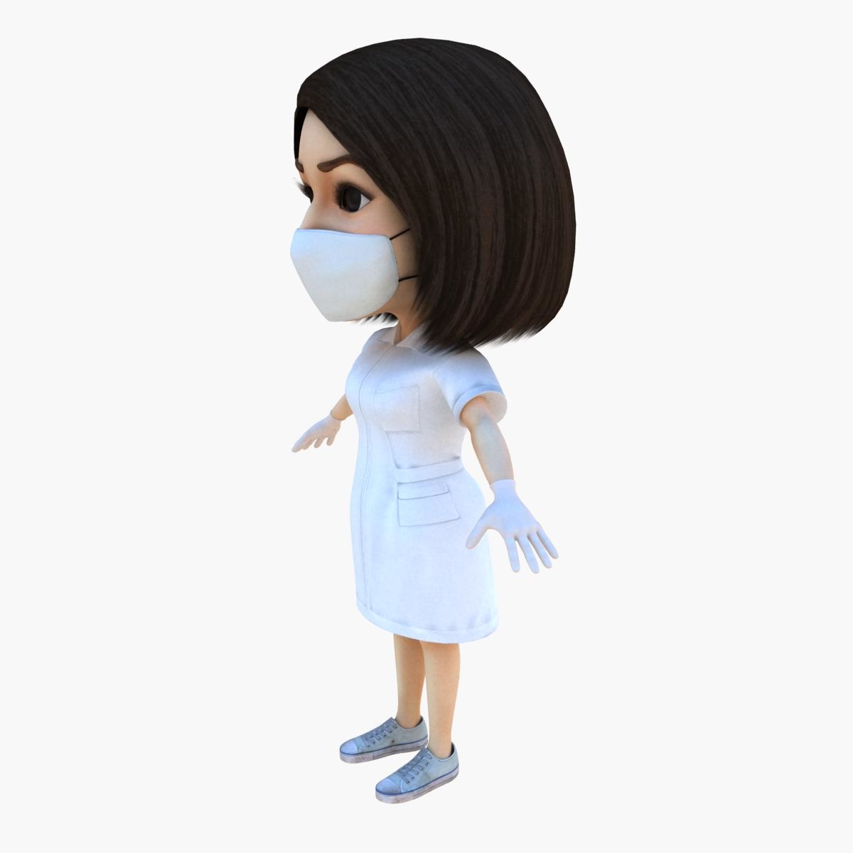 doctor female 3d model