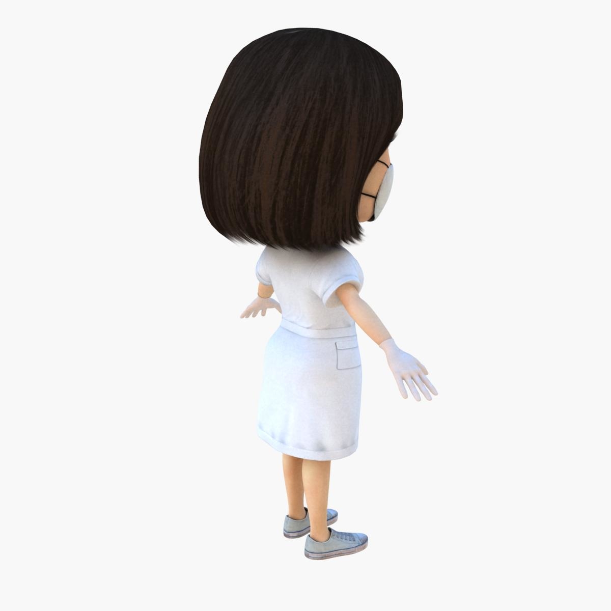 doctor female 3d model