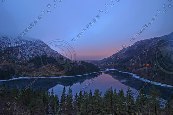 Stock JPEG Svartediket lake mountains