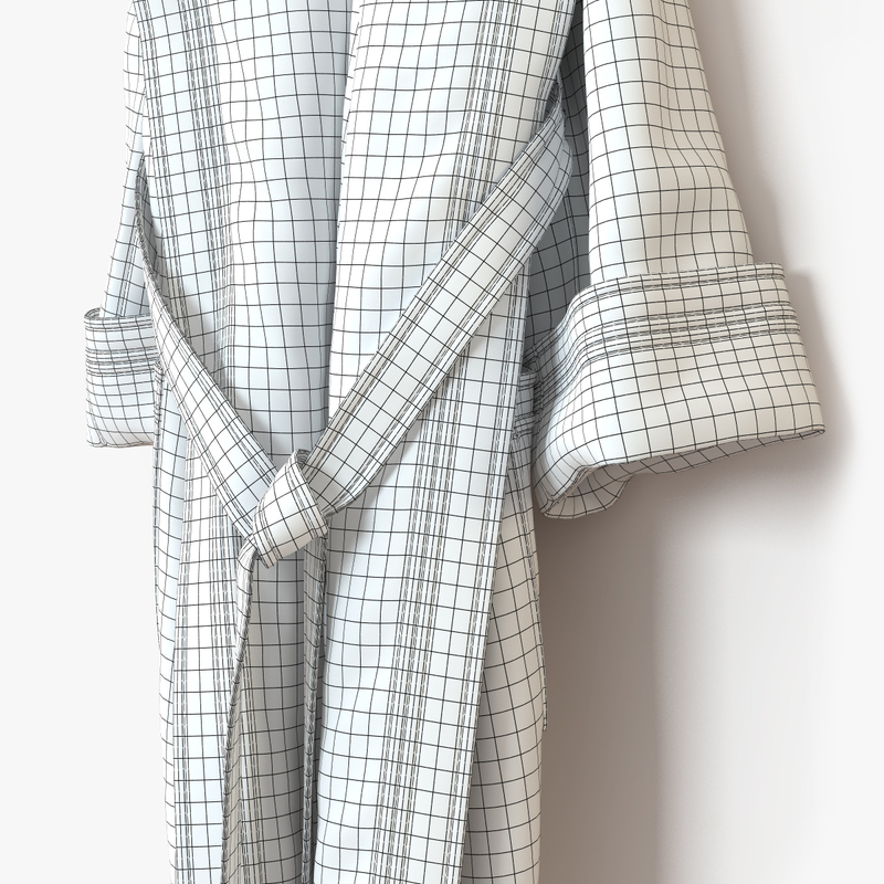 bathrobe bath 3d max