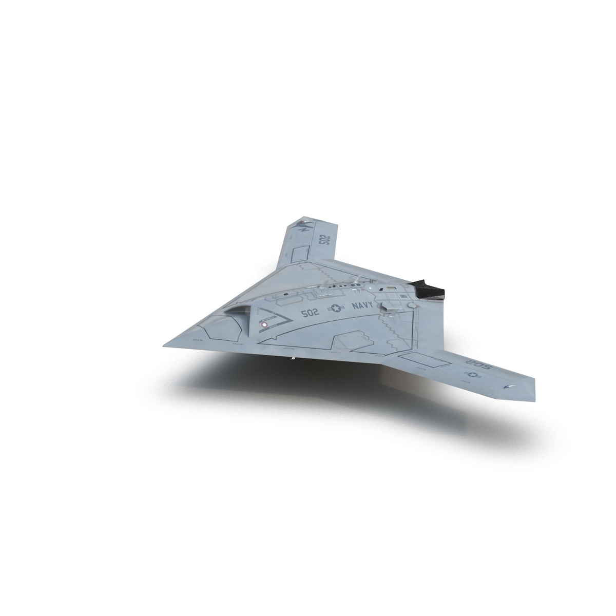 3d northrop grumman uav 2