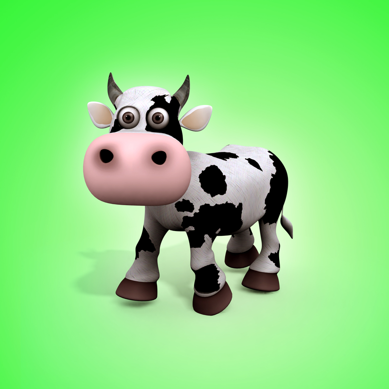 max cartoon cow
