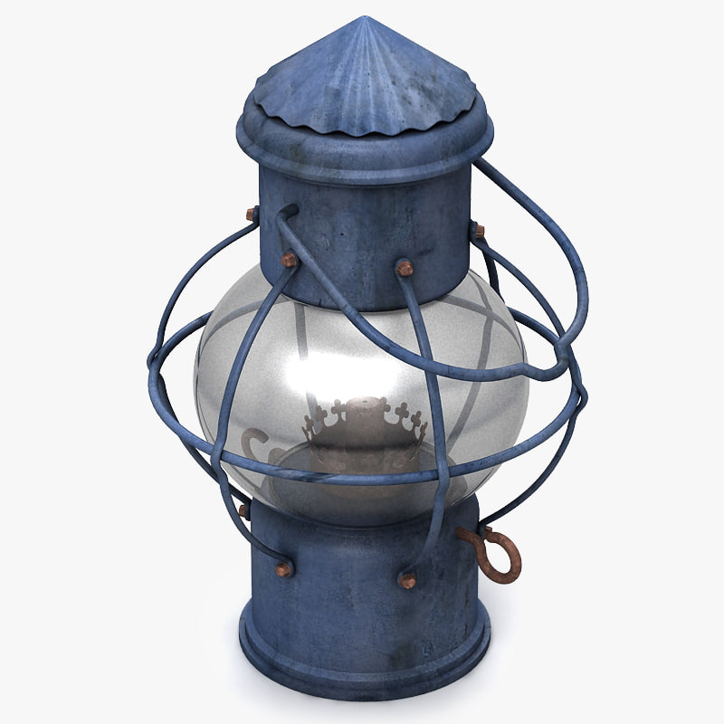 oil lamp 3d model