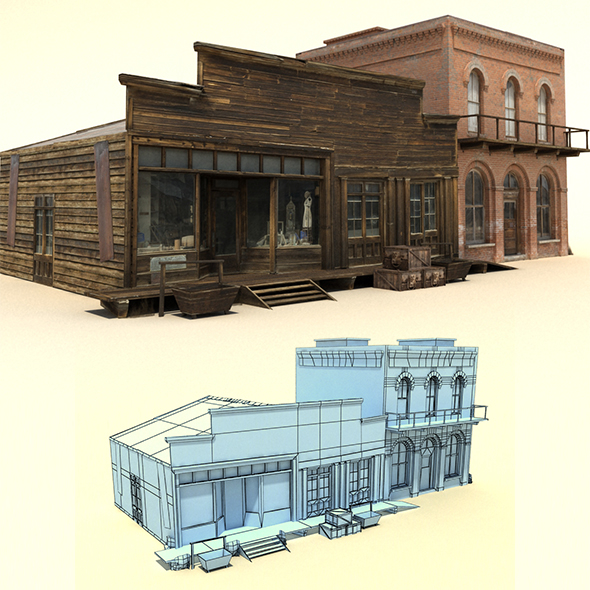 Western House 3D Models for Download | TurboSquid