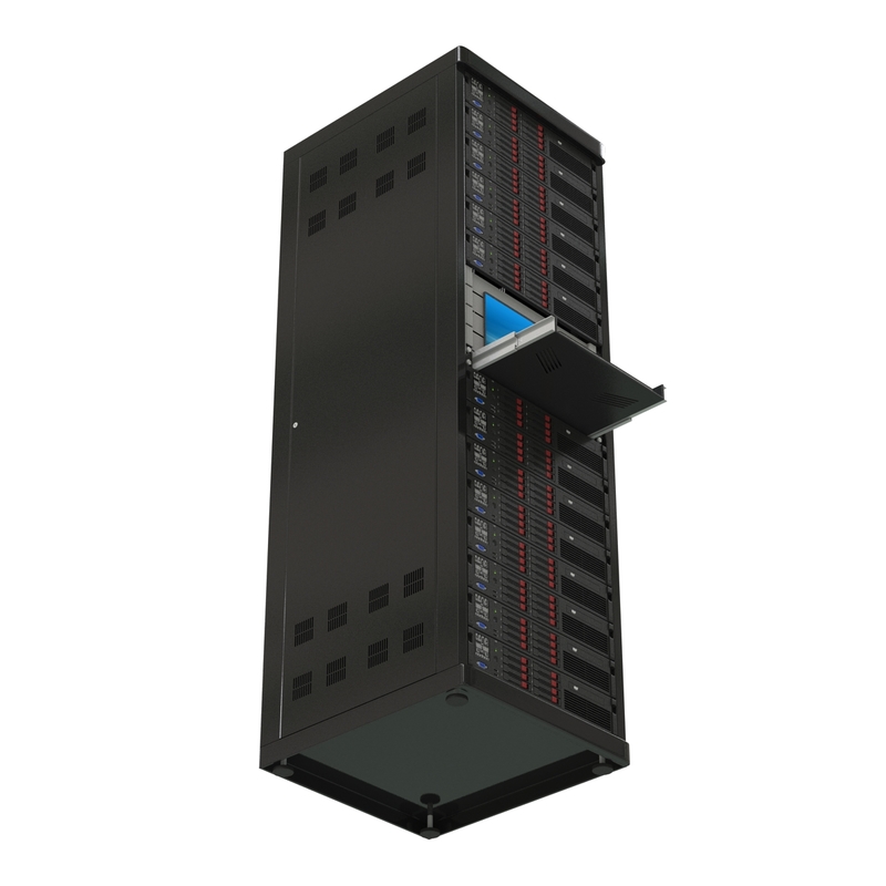 servers rack 3 3d model