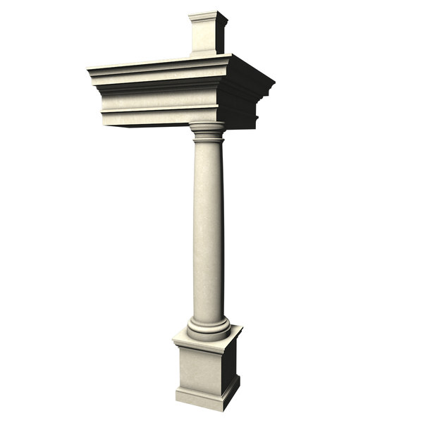modelo 3d Columna toscana clásica - TurboSquid 1001312