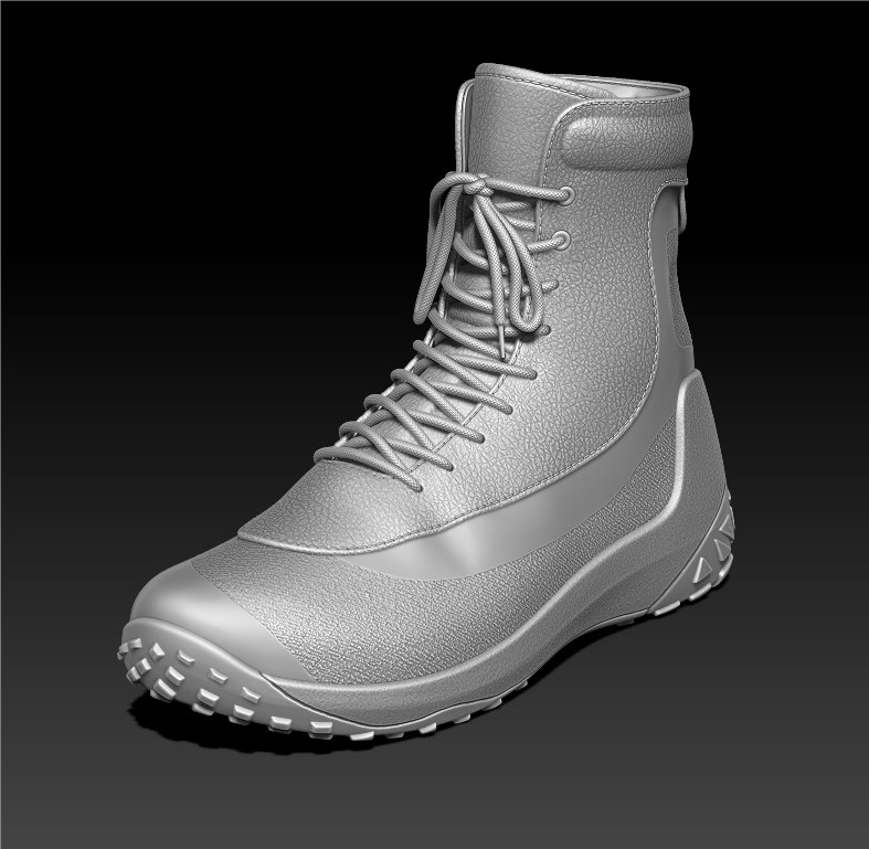 3d sport boots model