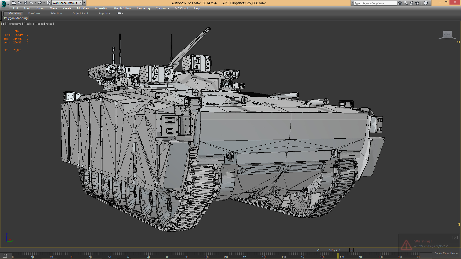 3d ifv kurganets-25 model