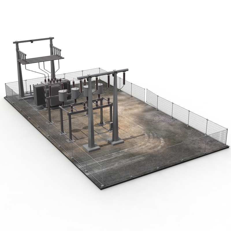 substation 2 3d model