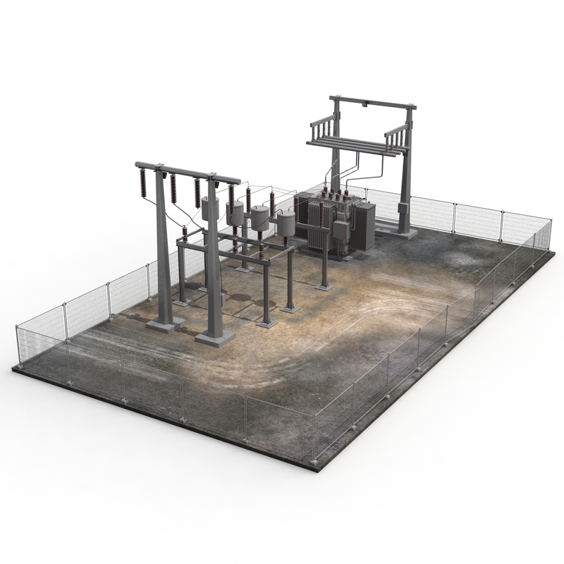 substation 2 3d model