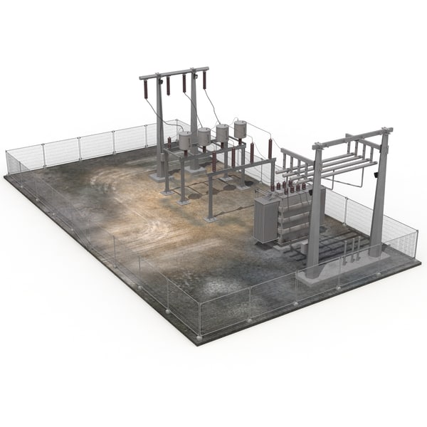 substation 2 3d model