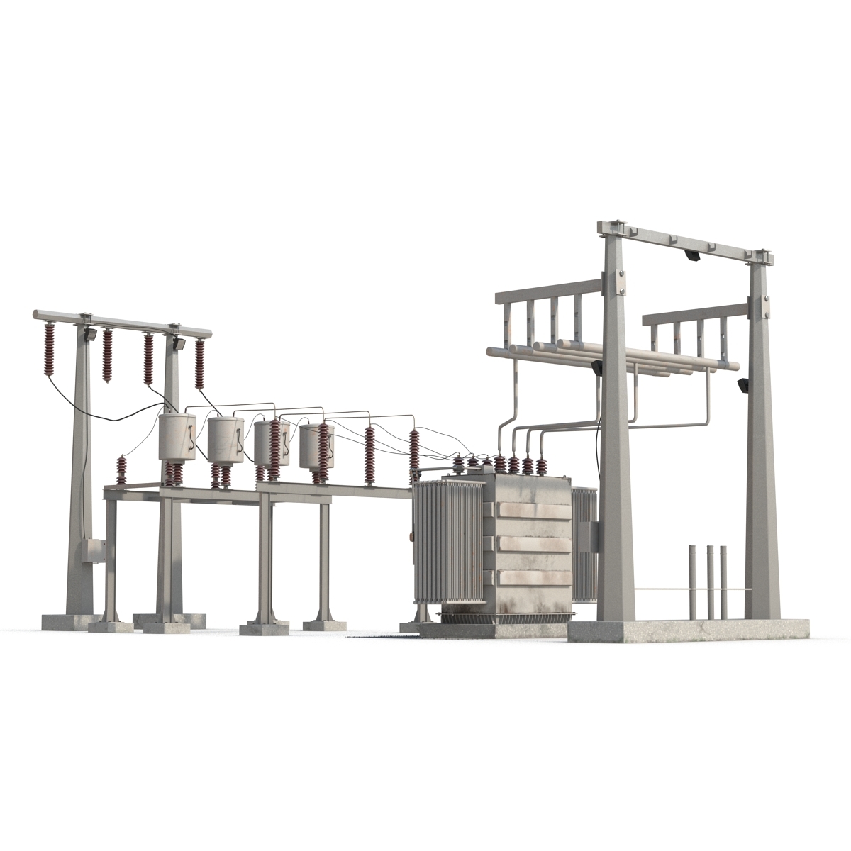 substation station 3d max