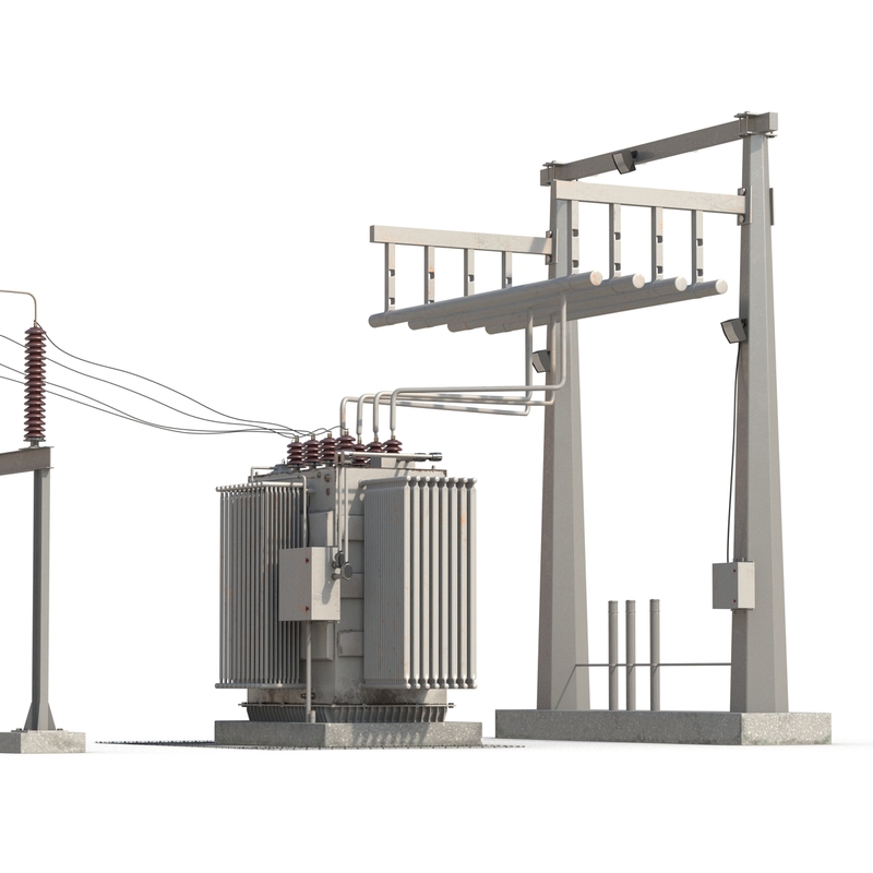 substation station 3d max