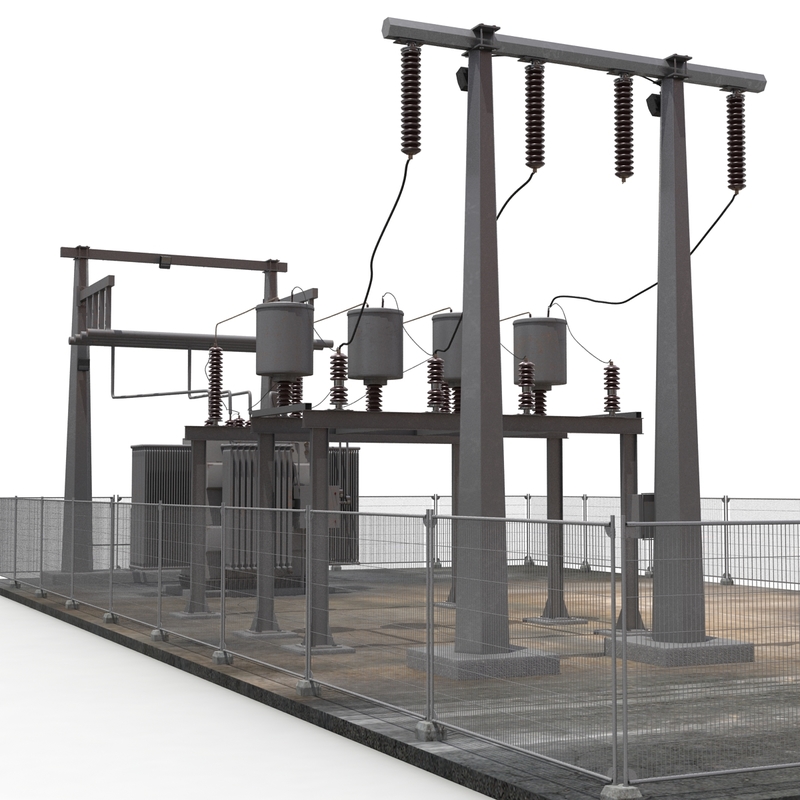 substation 2 3d model