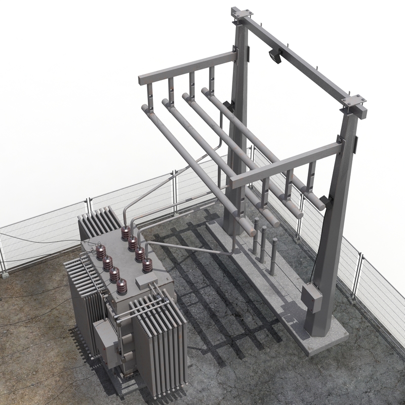 substation 2 3d model