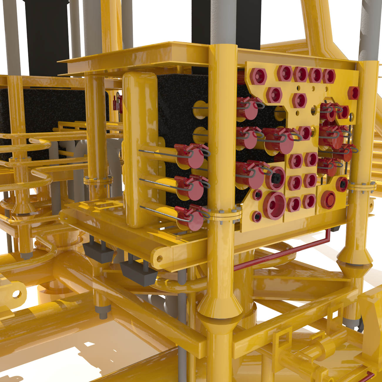 3d model subsea oil installation