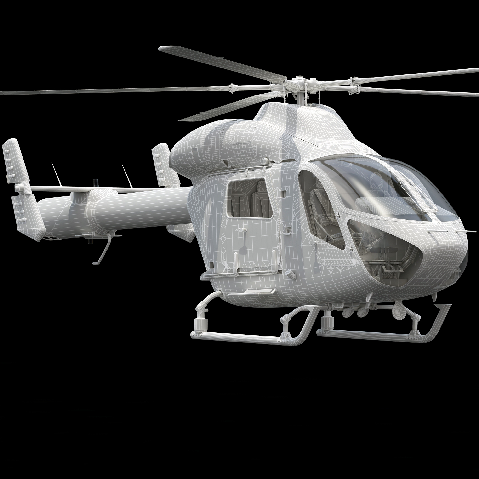 mcdonnell douglas md902 3d max