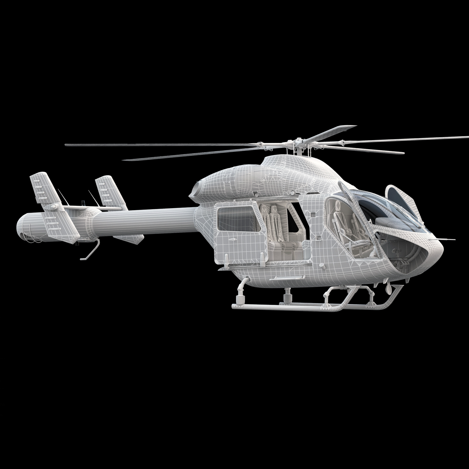 modelo 3d McDonnell Douglas MD902 - TurboSquid 1001889
