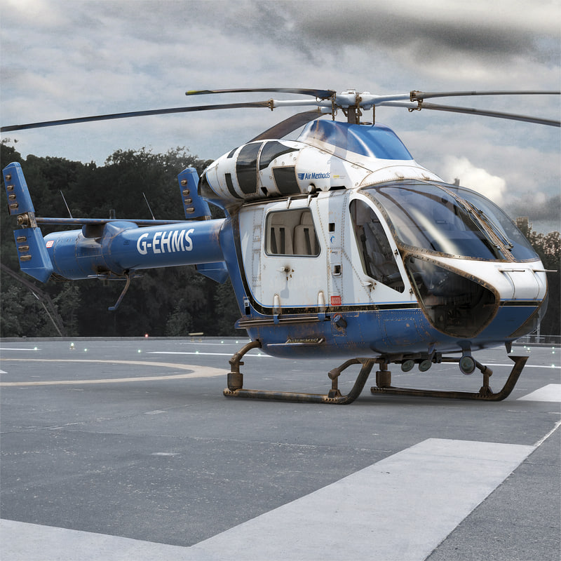 mcdonnell douglas md902 3d max