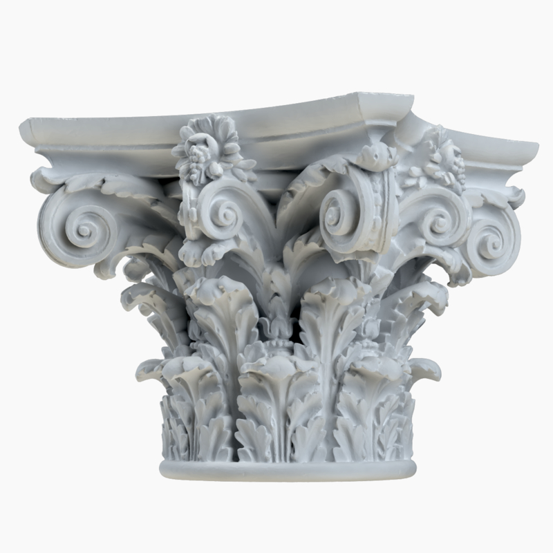 column capital 3d model