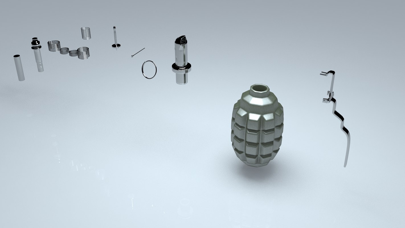 grenade 3d max