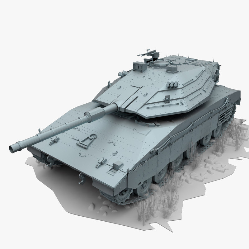 merkava iv 3d model