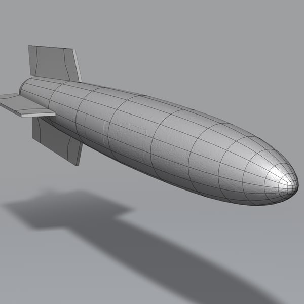 3d model mk-82 bomb