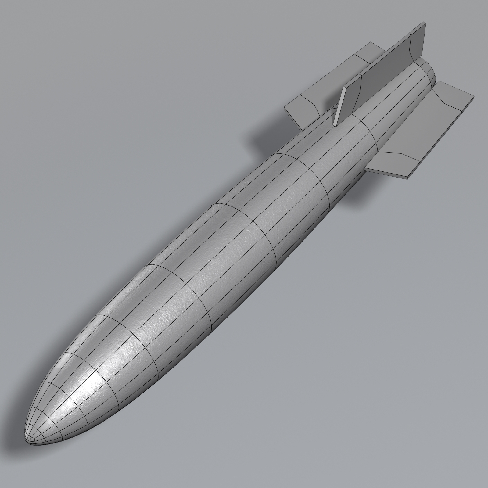3d model mk-82 bomb