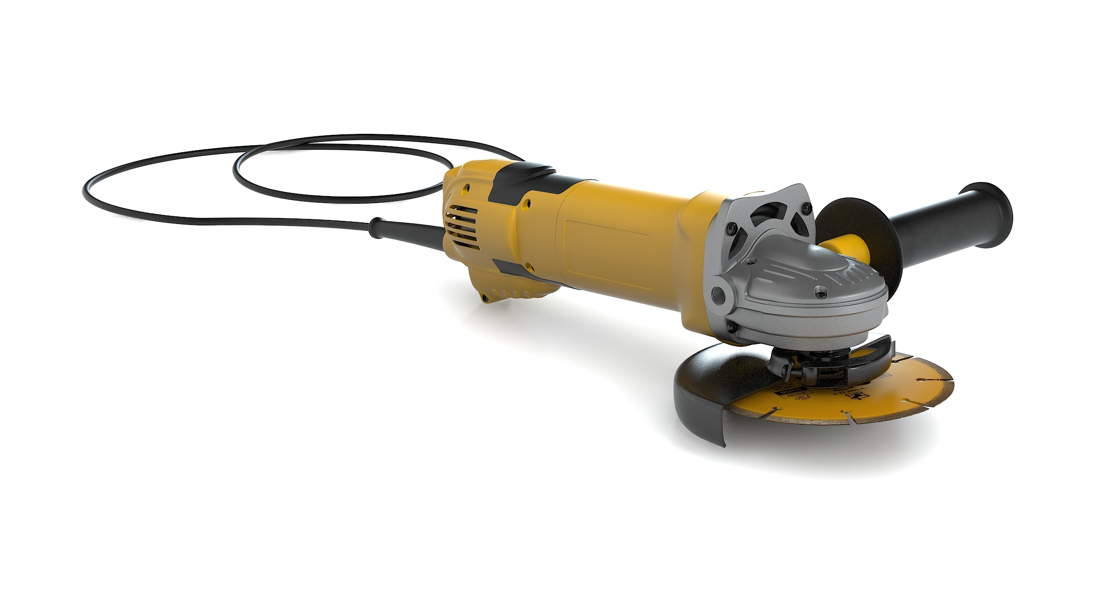 angle grinder 3d max
