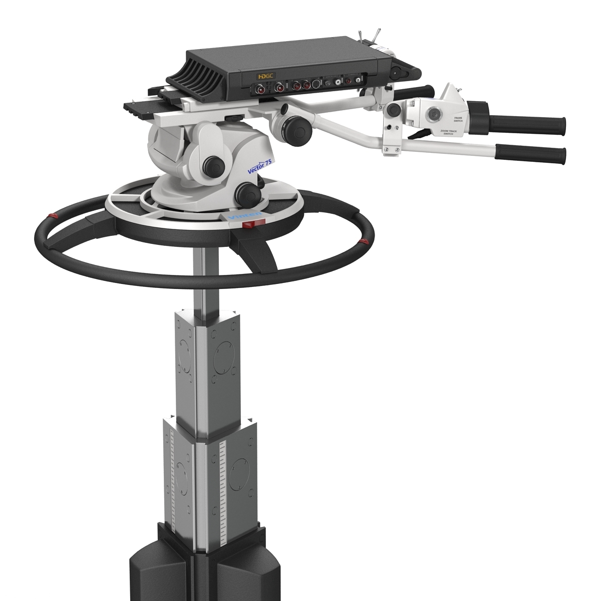 tv studio camera pedestal 3d model