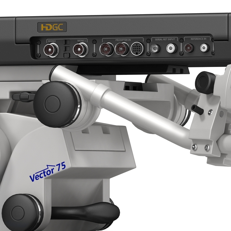 tv studio camera pedestal 3d model