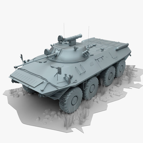 3d max btr 90 btr90 fighting vehicle