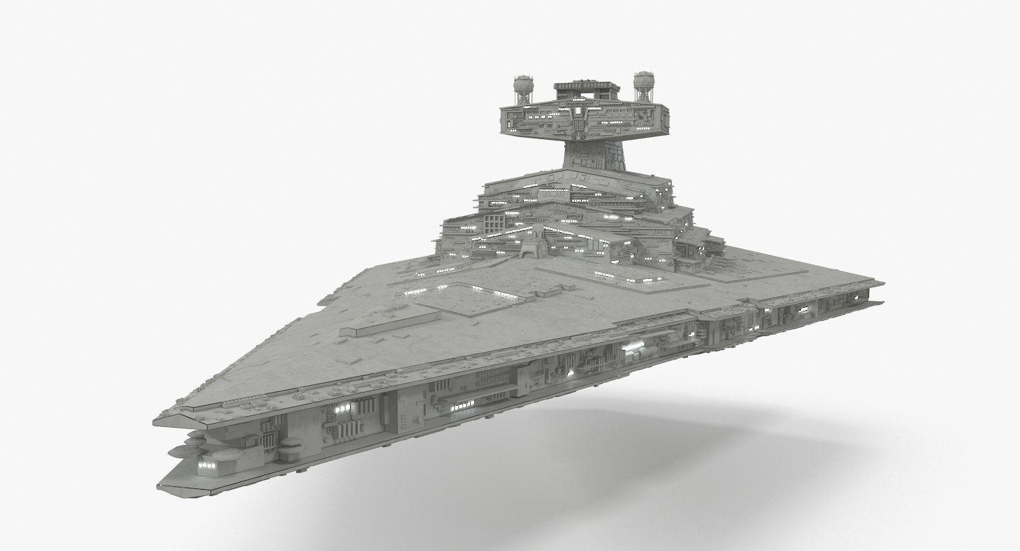 3d star destroyer model