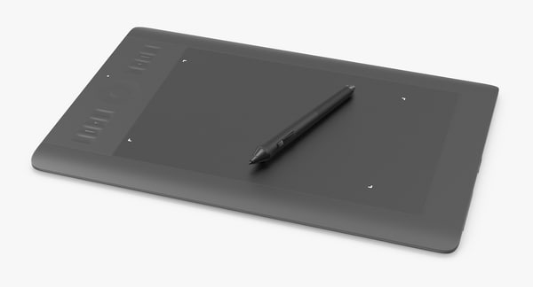3d digital drawing tablet model