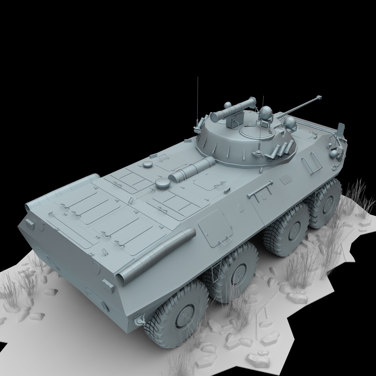 3d max btr 90 btr90 fighting vehicle