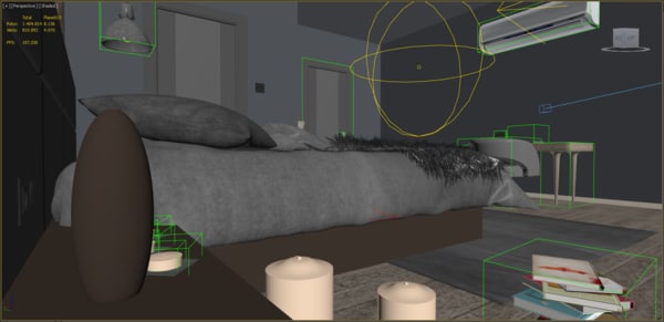 interior bedroom modern design max