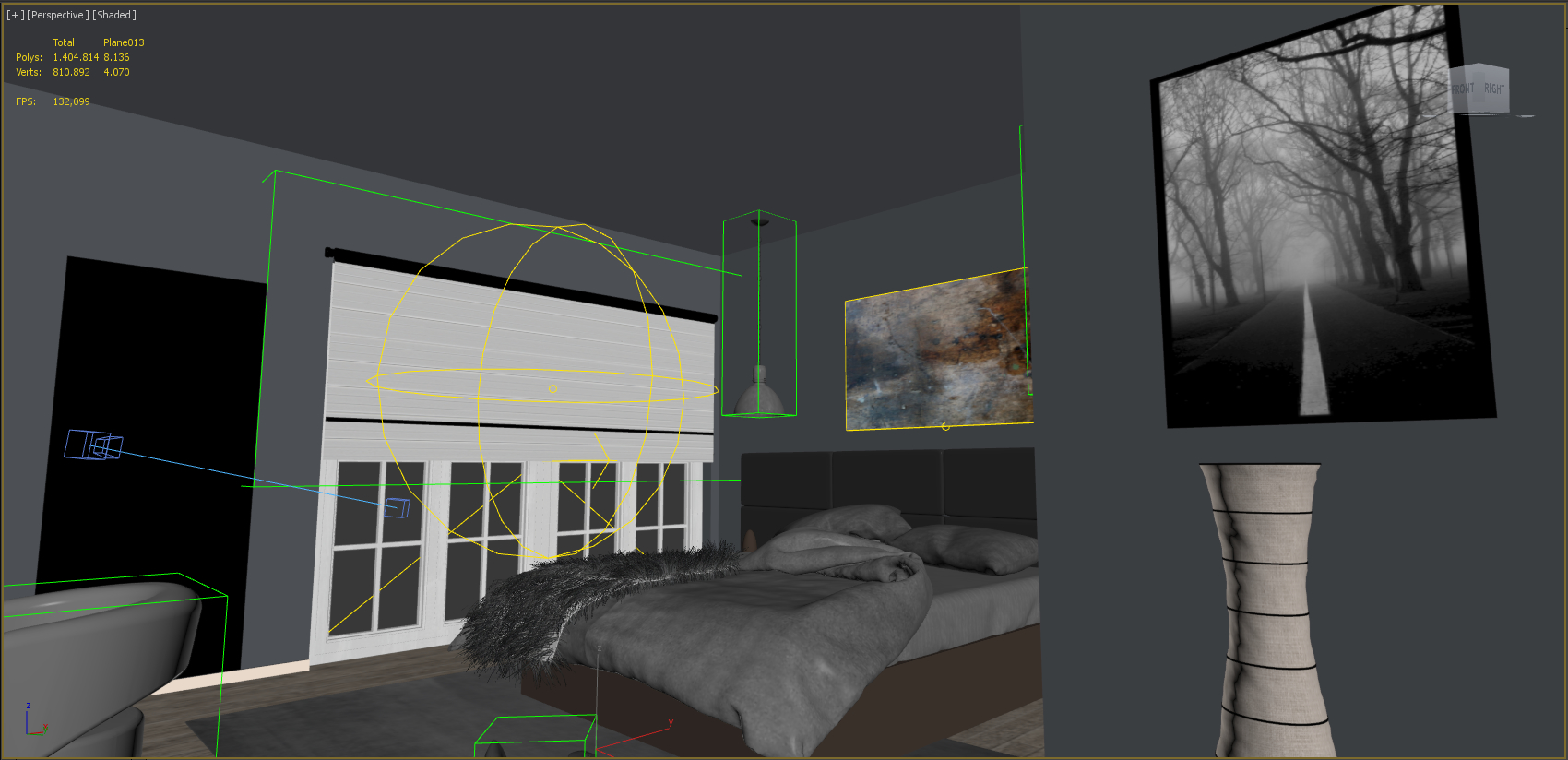 interior bedroom modern design max