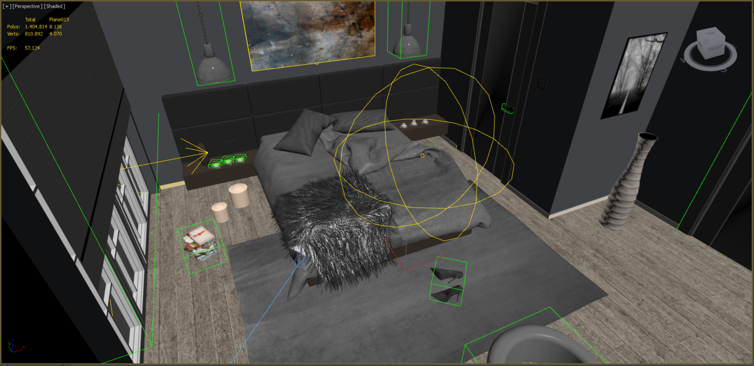 interior bedroom modern design max