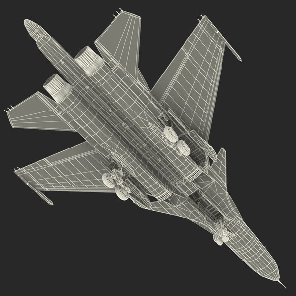 3d fighter sukhoi su 34