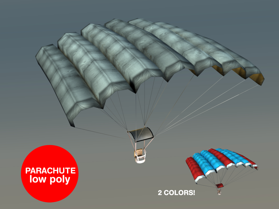 Paracaídas 3D Modelos para Descargar | TurboSquid