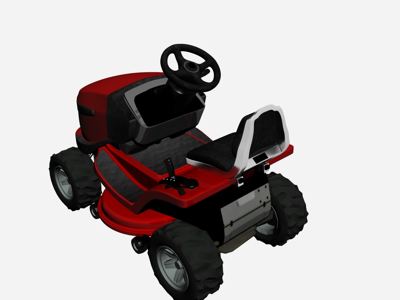 3d lawn mower model