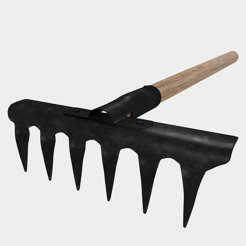 3d model rake
