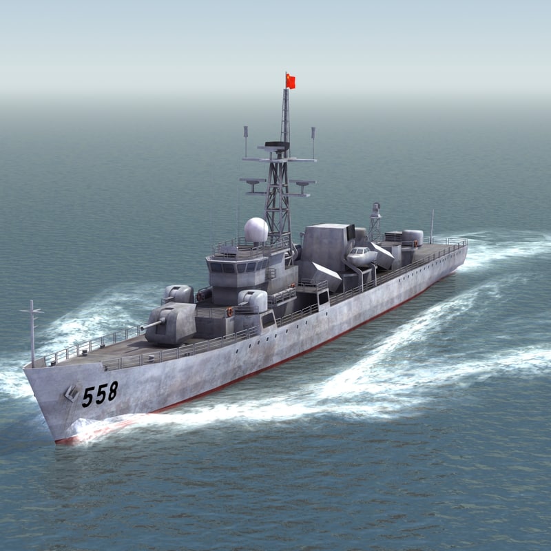 type 053h1g frigate 3d max