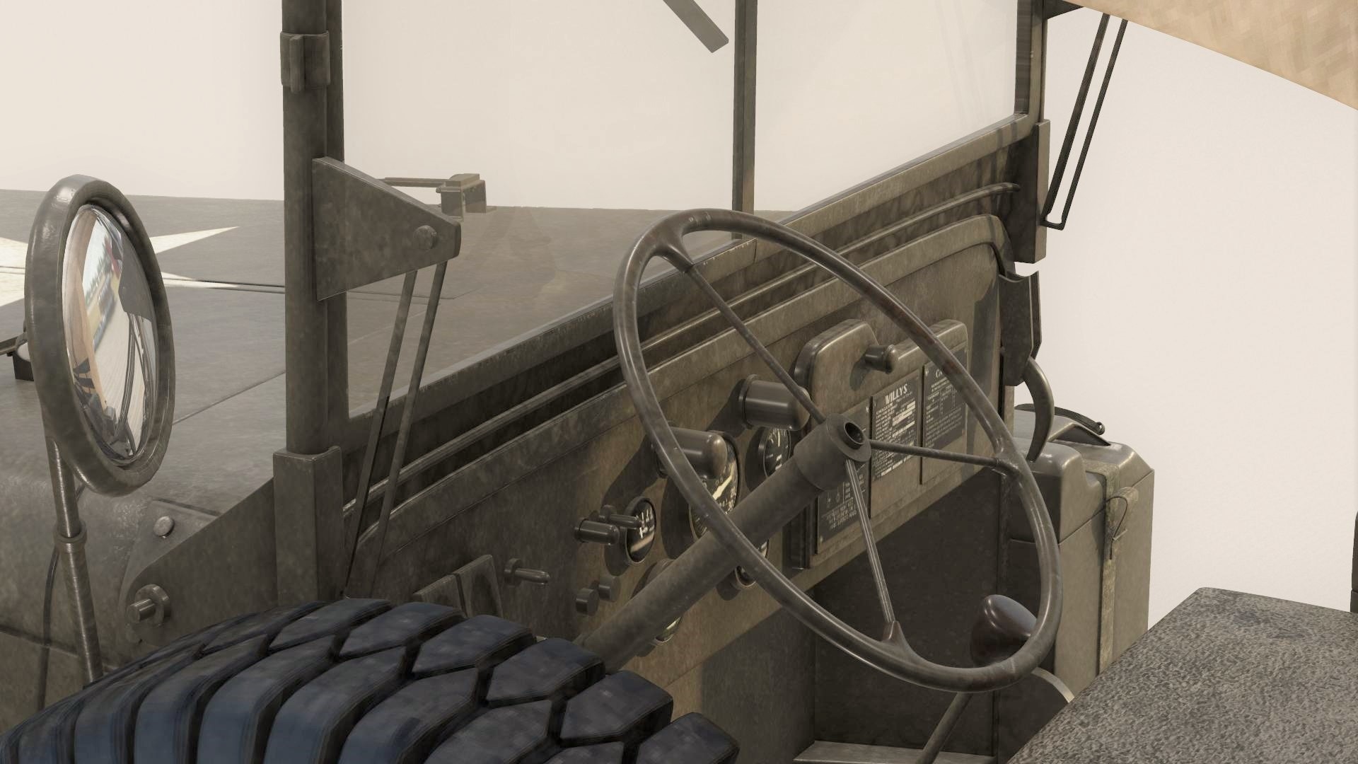 wc-51 dodge truck wwii 3d model