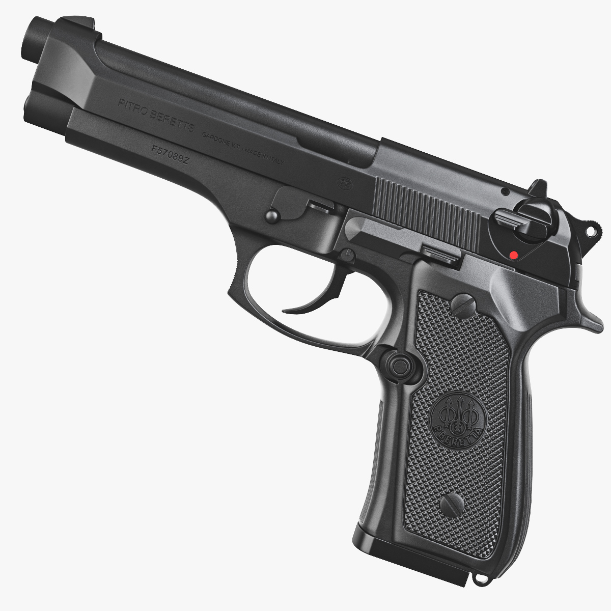 gun beretta m92 fs 3d max