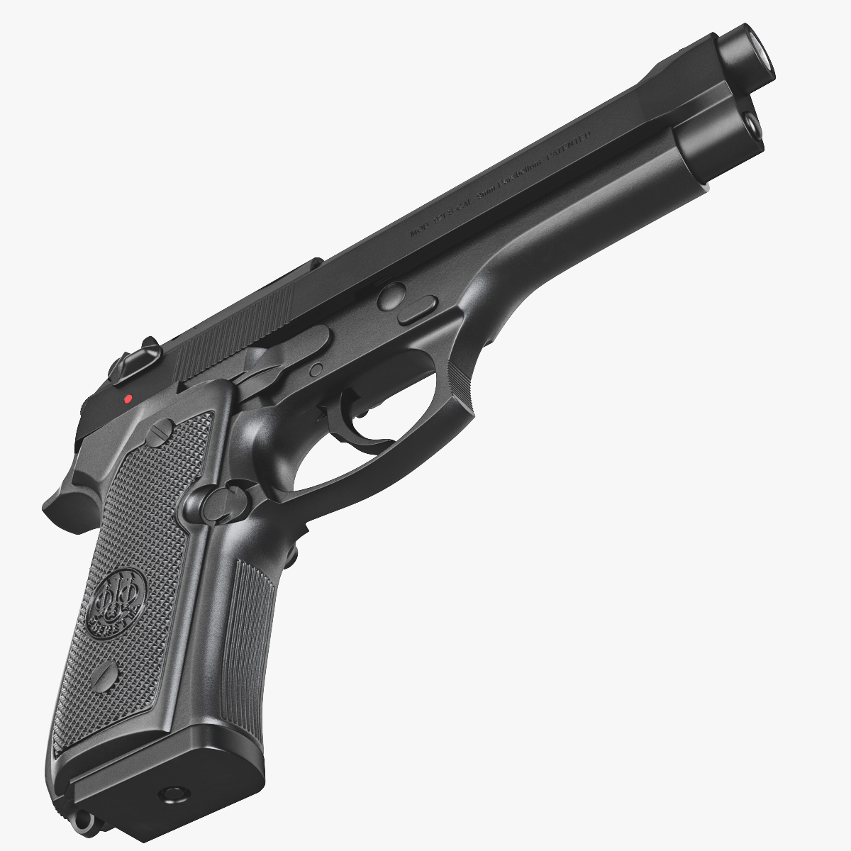 gun beretta m92 fs 3d max