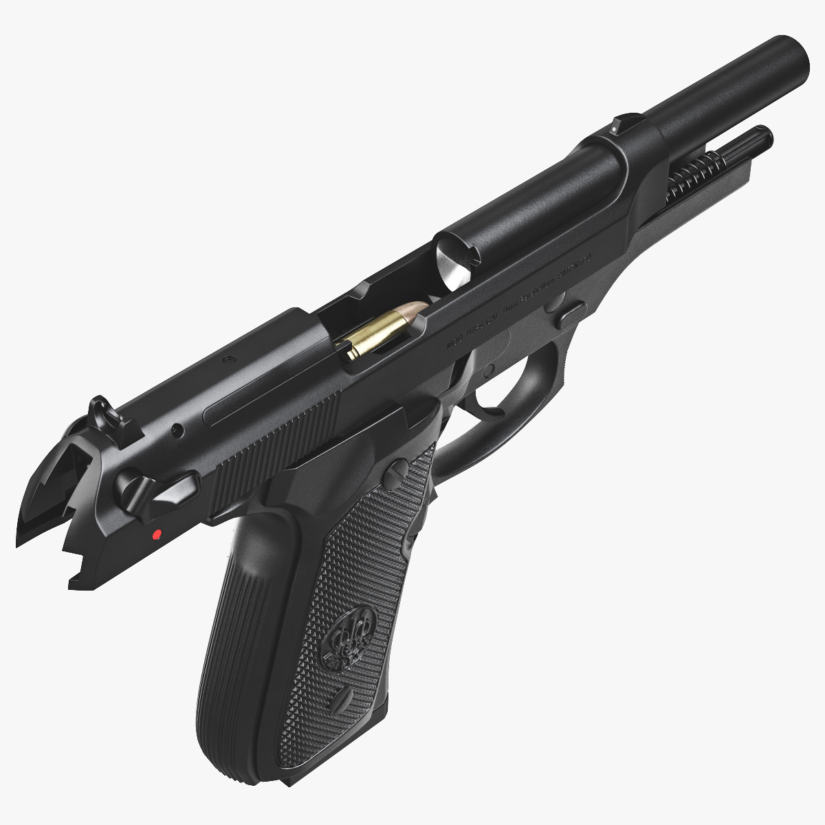 gun beretta m92 fs 3d max